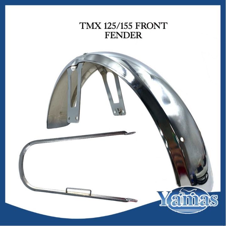 [YAMAS] Motorcycles TMX Front and rear Fender with bracket : silver ...