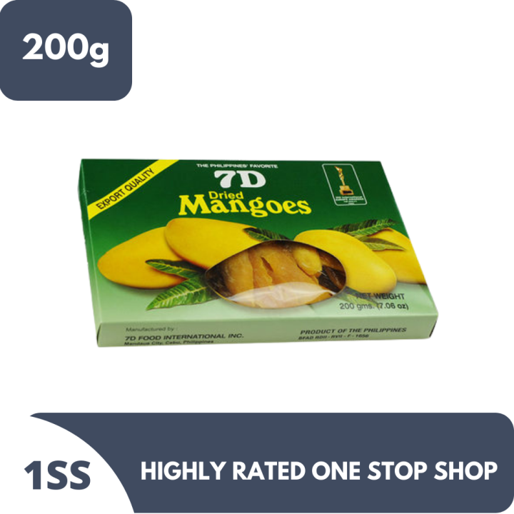 7D Dried Mangoes 200g | Lazada PH