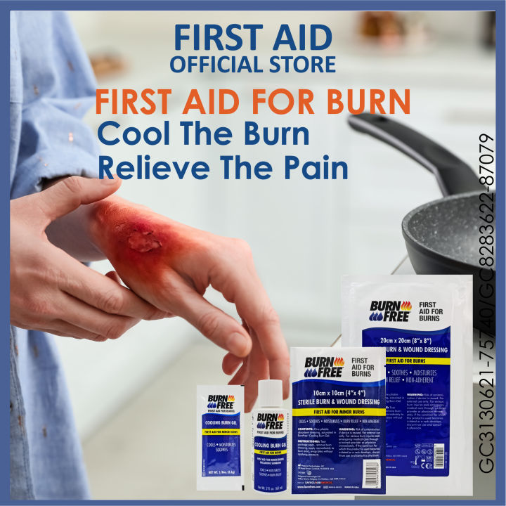 BurnFree Burn Dressing 10cm x 10cm / 20cm x 20cm / 30cm x 40cm, First ...