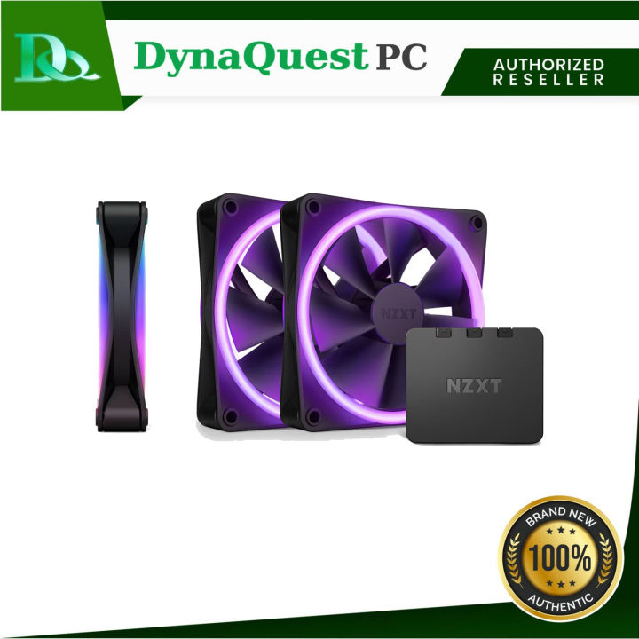 NZXT F120 RGB Duo 3pack 120mm Fan ( White RF-D12TF-W1 / Black RF-D12TF ...