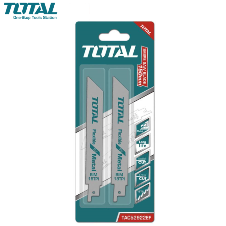 TOTAL ใบเลื่อย แบบตัดเหล็ก ( สำหรับเลื่อยชัก ) รุ่น TAC52922EF | Lazada ...