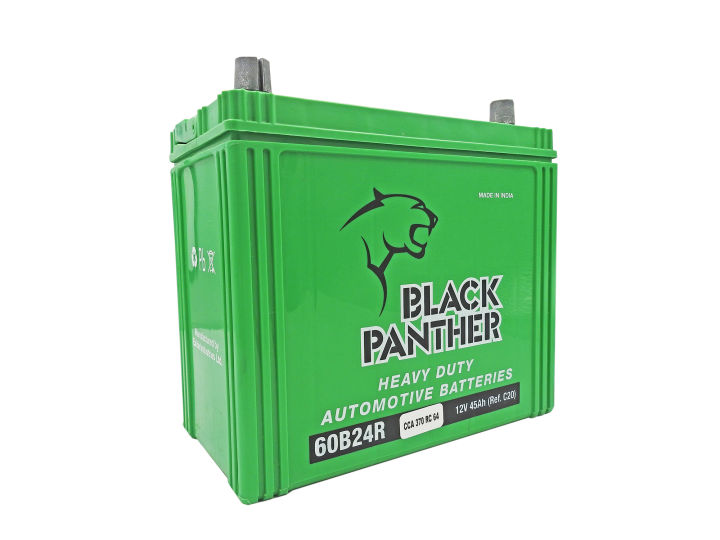 Black Panther 1SNF REVERSE 60B24R (60AMPS) Heavy Duty Maintenance Free ...