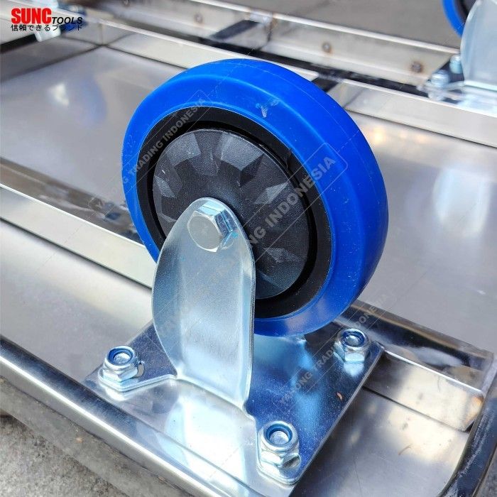 HANDTRUCK TROLI STAINLESS 500KG/TROLI ANGKUT BARANG/TROLLEY 90X60 CM ...