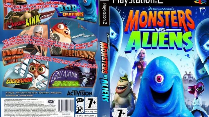 PS2 DreamWorks Monsters vs Aliens | Lazada