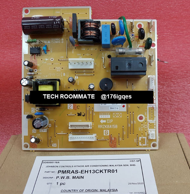 อะไหล่ของแท้/เมนบอร์ดแอร์ฮิตาชิ/P.W.B MAIN/HITACHI/PMRAS-EH13CKT*R01/ใช้กับรุ่น RAS-EH13CKT :RAS ...