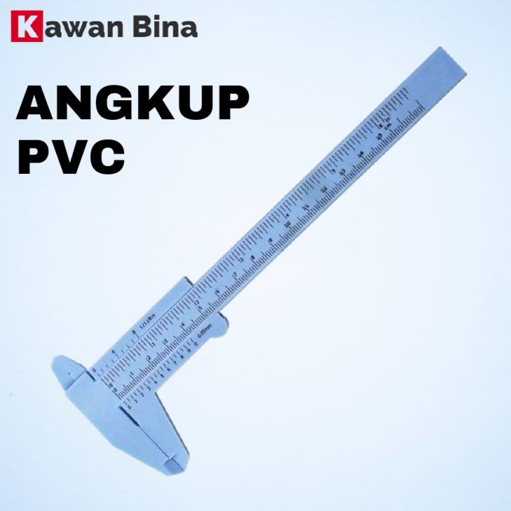 ANGKUP VERNIER PLASTIK PVC UKURAN LUAR DAN DALAM PVC PLASTIC VERNIER ...