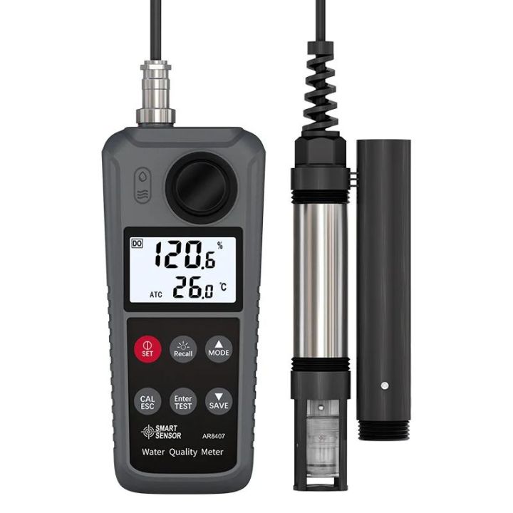 Original 6-in-1 water quality detector pH value AR8407 temperature ...