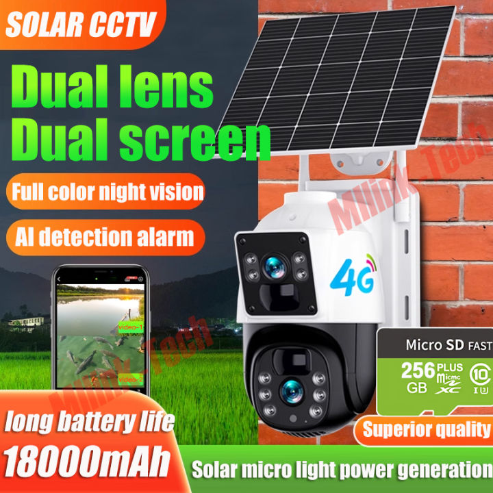【superior quality】solar cctv outdoor waterproof 4g 5mp with sim card ...