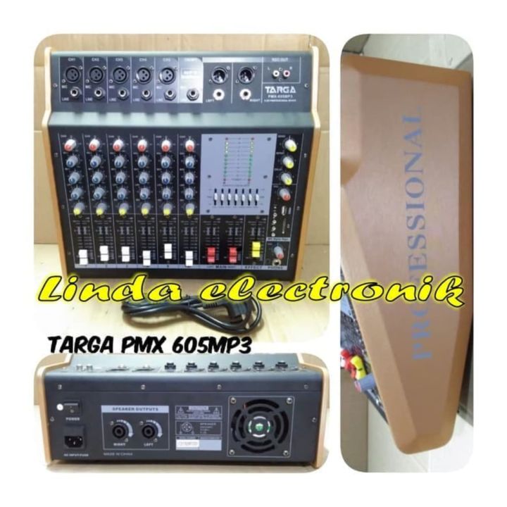 power mixer targa pmx 605 targa pmx605 ORYGINAL | Lazada Indonesia
