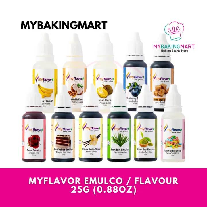 Mybakingmart | Myflavor Emulco / Flavour 25g Halal Food Flavoring ...