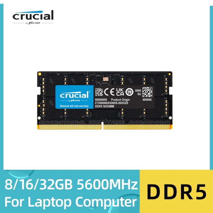 Crucial RAM 8GB 16GB 32GB 48GB DDR5 5600Mhz 1.1V 262Pin SODIMM Laptop ...