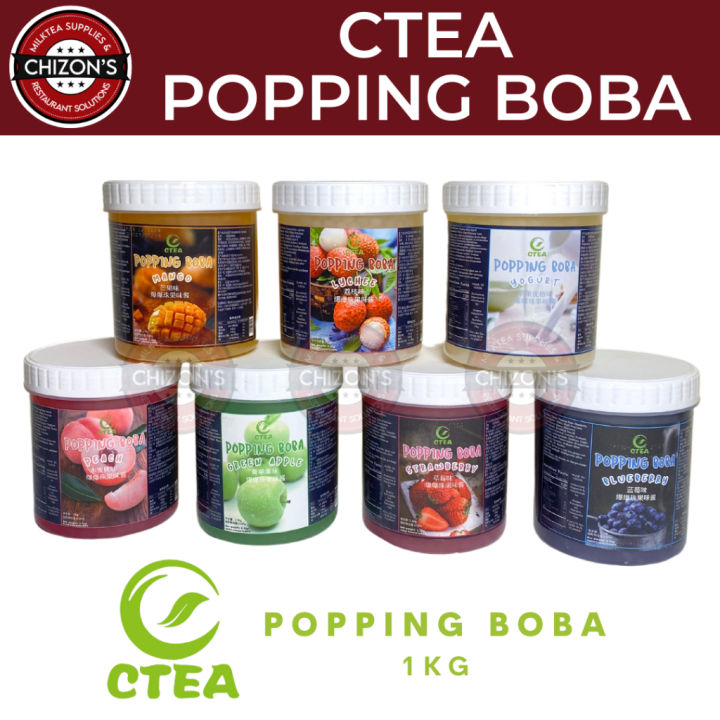CTEA Popping Boba 1.2kg Fruit Tea Sinker Milk Tea Sinker | Lazada PH