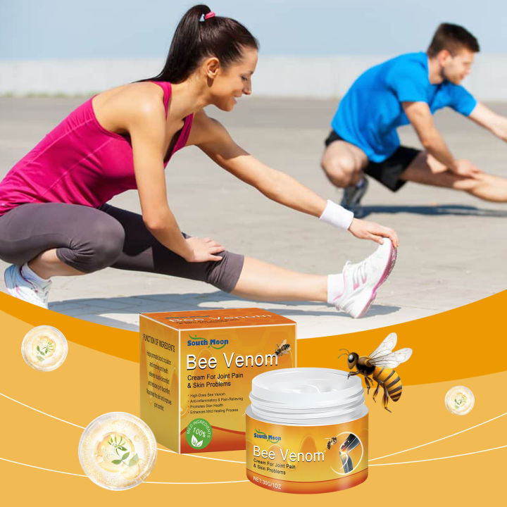 South Moon Bee Venom Pain Relief Cream Arthritis Joint Knee Analgesic Ointment Neck Lumbar ...
