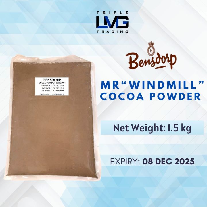 BENSDORP COCOA POWDER MR "WINDMILL" 1.5 KG | Lazada PH