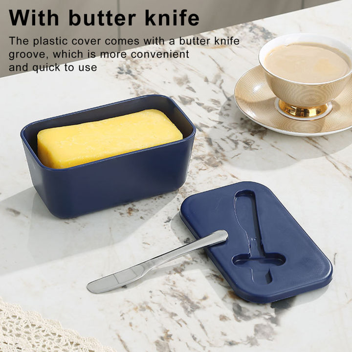 Butter Dish with Lid Food-grade Dust-proof Butter Dish for Countertop ...