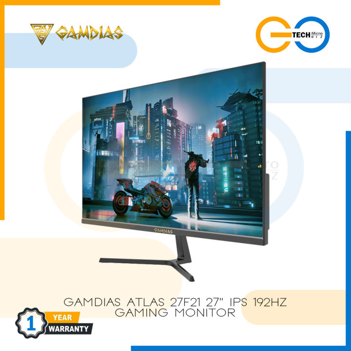 Gamdias Atlas 27F21 27" IPS 192Hz Gaming Monitor | Lazada PH