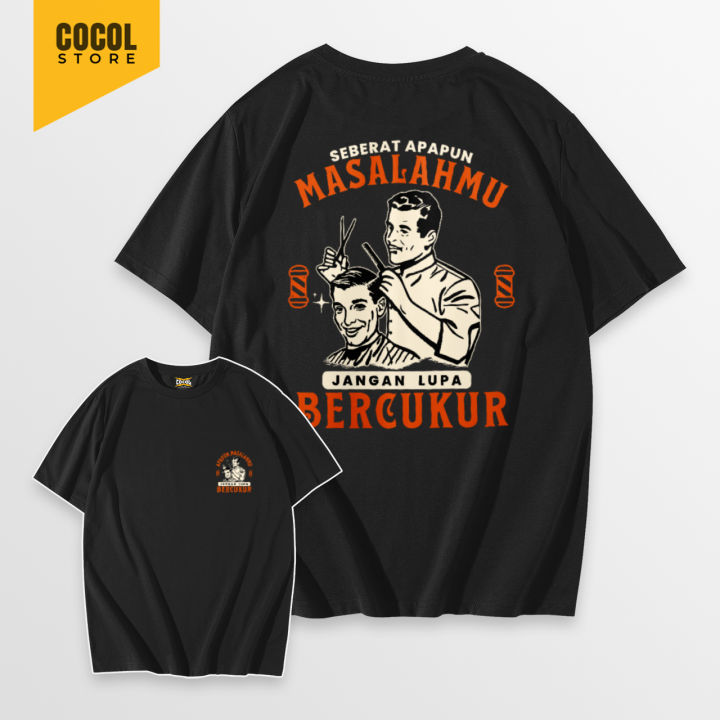 Cocol Store - Jangan Lupa Bercukur- Desain Kata Lucu- Bahan Baju Cotton ...