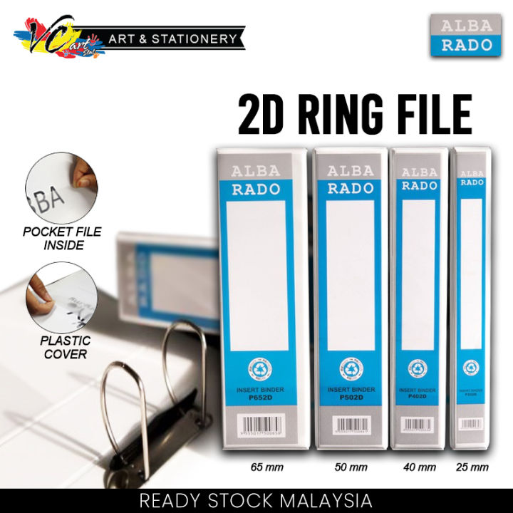 Alba Rado PVC 2D White Ring File A4 Insert Binder - Fail Putih Alba ... Alba Rado PVC 2D White Ring File A4 Insert Binder - Fail Putih Alba ...