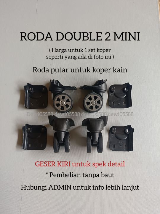 Roda double wheel, Roda koper kain, Roda double | Lazada Indonesia