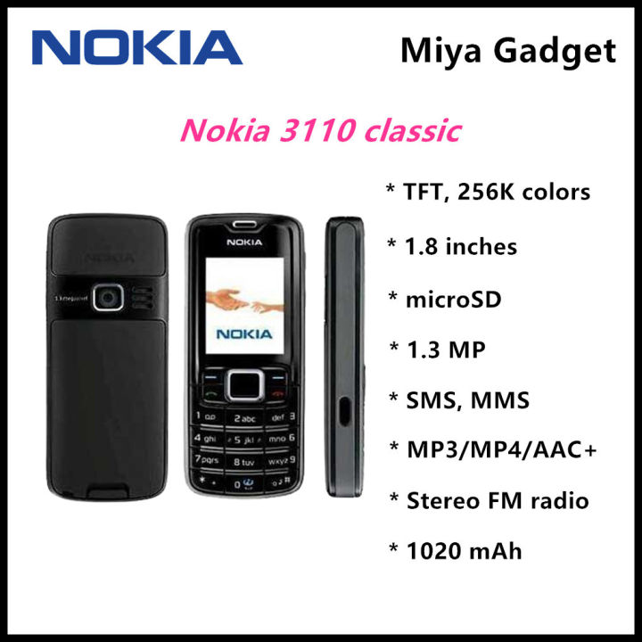 Nokia 3110 Classic - Original Nokia Product Feature Phones | Lazada