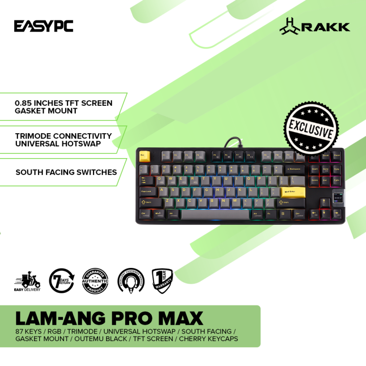 EasyPC | RAKK LAM-ANG PRO MAX Fully Keyboard / Barebone Trimode 87 ...