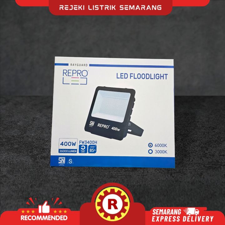 LAMPU SOROT LED, FLOODLIGHT LED REPRO, LAMPU SOROT OUTDOOR 400W, WARNA ...