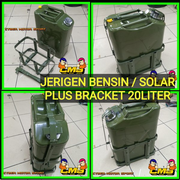 Jerigen bensin solar bahan bakar plus bracket didukan. jerigen offroad ...