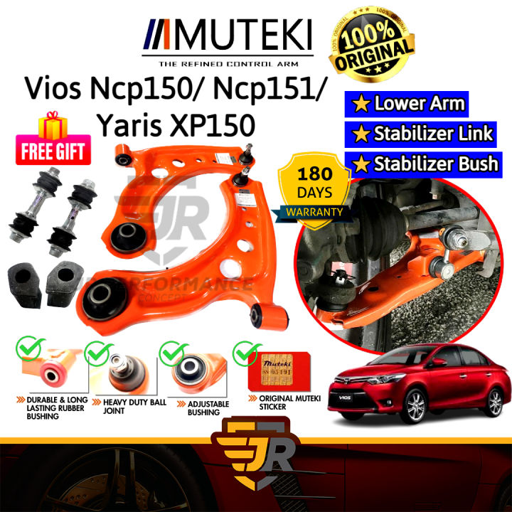 Muteki Lower Arm / Stabilizer Link / Stabilizer Bush Muteki Vios NCP150 ...