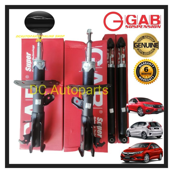 ORIGINAL GAB HONDA CITY T9A TOO GM6 JAZZ T5A 2014 - 2022 ABSORBER FRONT OR REAR FRT RR ABS 1PAIR ...