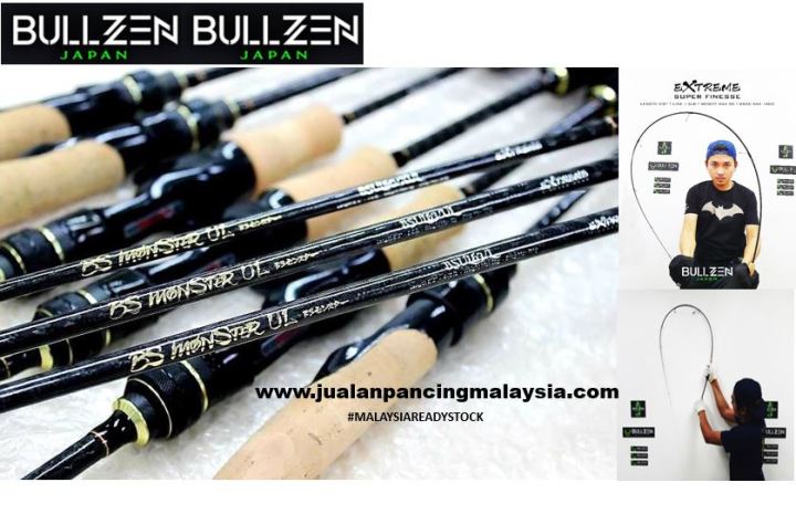 BULLZEN BS MONSTER EXTREME FINESSE UL SPINNING AND CASTING ROD | Lazada
