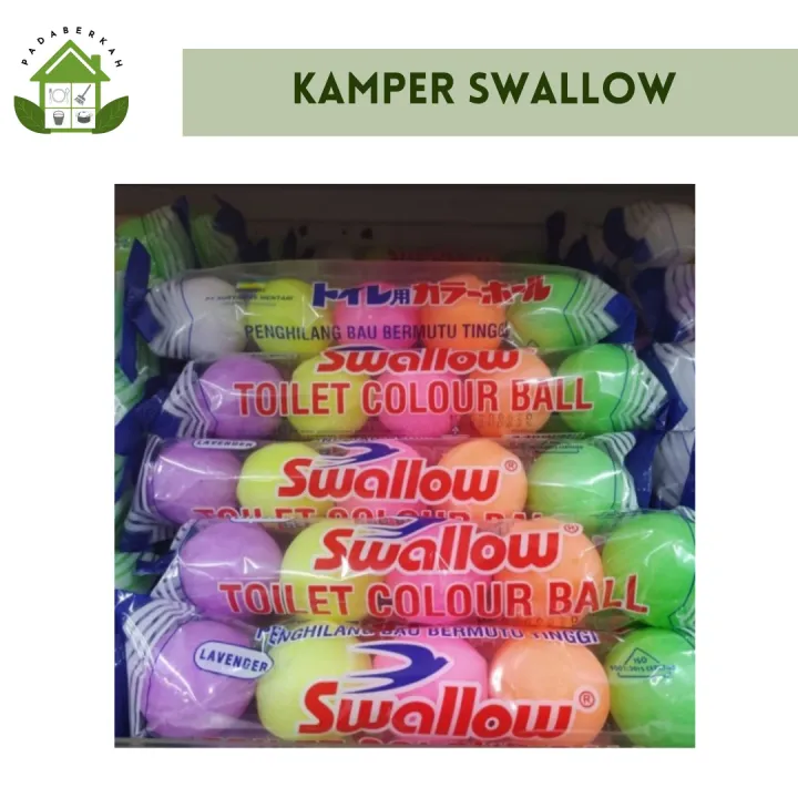 Swallow Kamper Toilet Colour Ball Kamper Toilet 5 Warna isi 5 Pcs ...