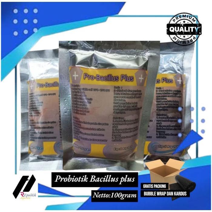 Probiotik Bacillus Plus 100 Gram / Probiotik Kolam Bioflok / Probiotik ...