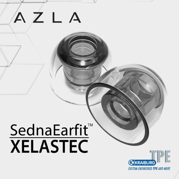 Azla SednaEarfit XElastec, TWS Silicone Replacement Eartips (2 Pairs ...