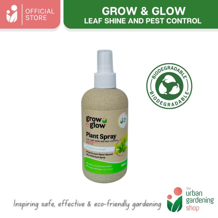 Welcome THE URBAN GARDENING SHOP 250ml Grow Glow Plant Spray - For Leaf ...
