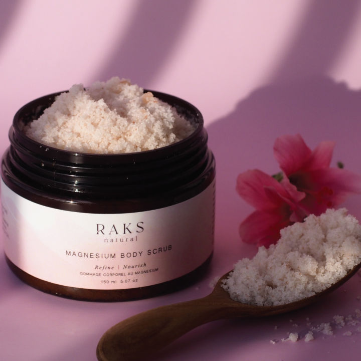 Cedarwood & Ylang Ylang Magnesium Body Scrub with Squalane Oil เกลือสปา ...