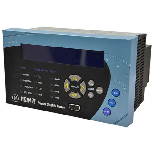 GE MULTILIN PQMII-T20-C DIGITAL POWER METER 90-300VDC, 70-265 VAC ...