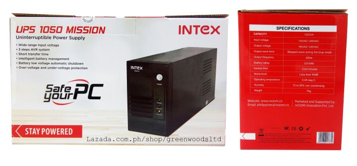 Intex UPS 1050VA Uninterruptible Power Supply | Lazada PH Intex UPS 1050VA Uninterruptible Power Supply | Lazada PH