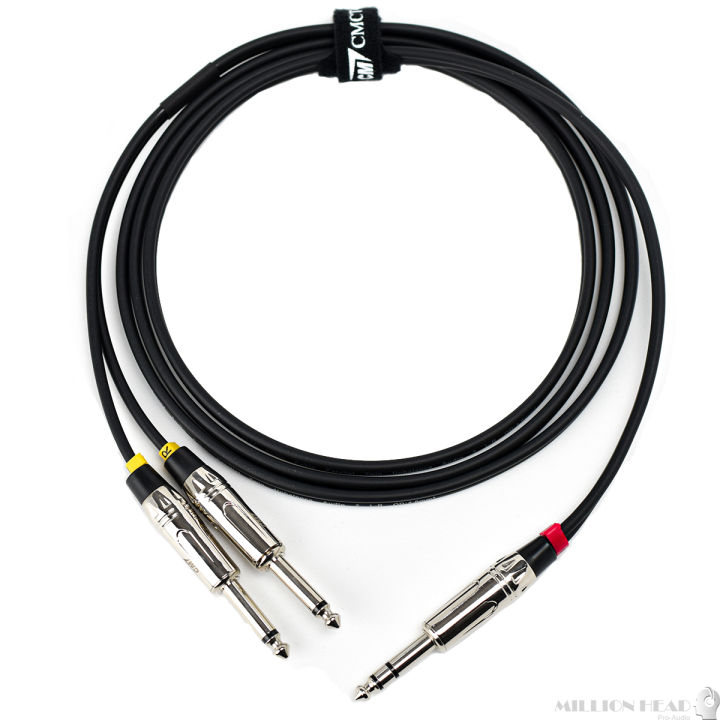 MH-Pro Cable : 2PM002-ST2(6.3) by Millionhead (สายสัญญาณ แบบ TRS - Dual ...