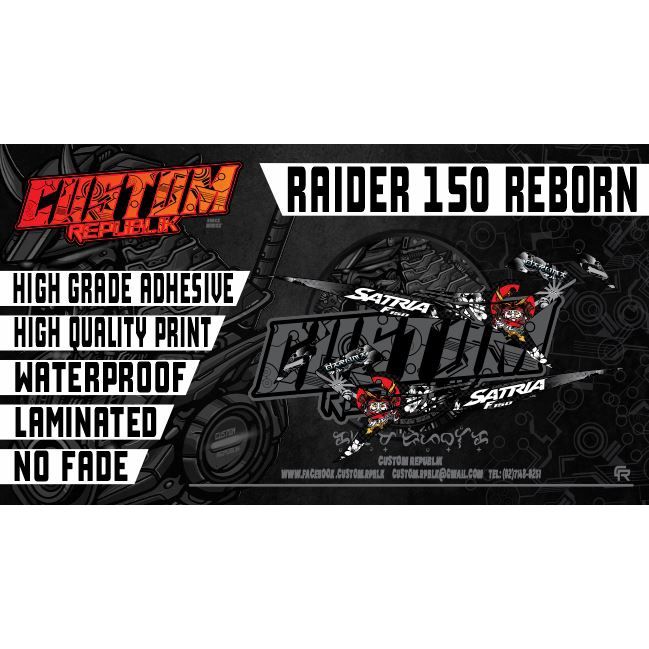 Suzuki Raider 150 Reborn Daruma Edition Decals Set | Lazada PH