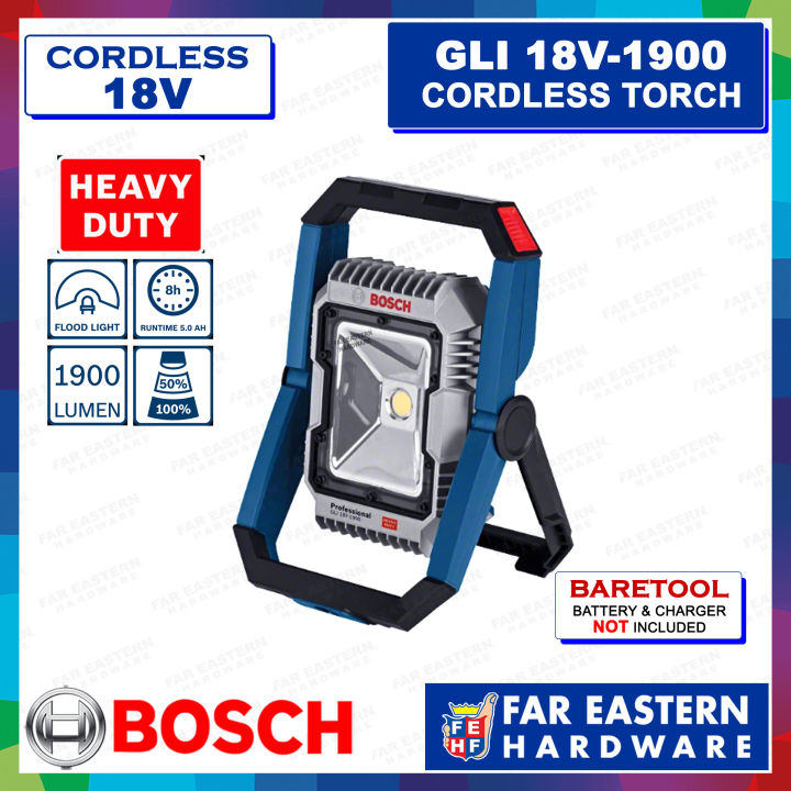 BOSCH GLI 18V-1900 Cordless Torch Work Light (Baretool) RBPT18 | Lazada PH
