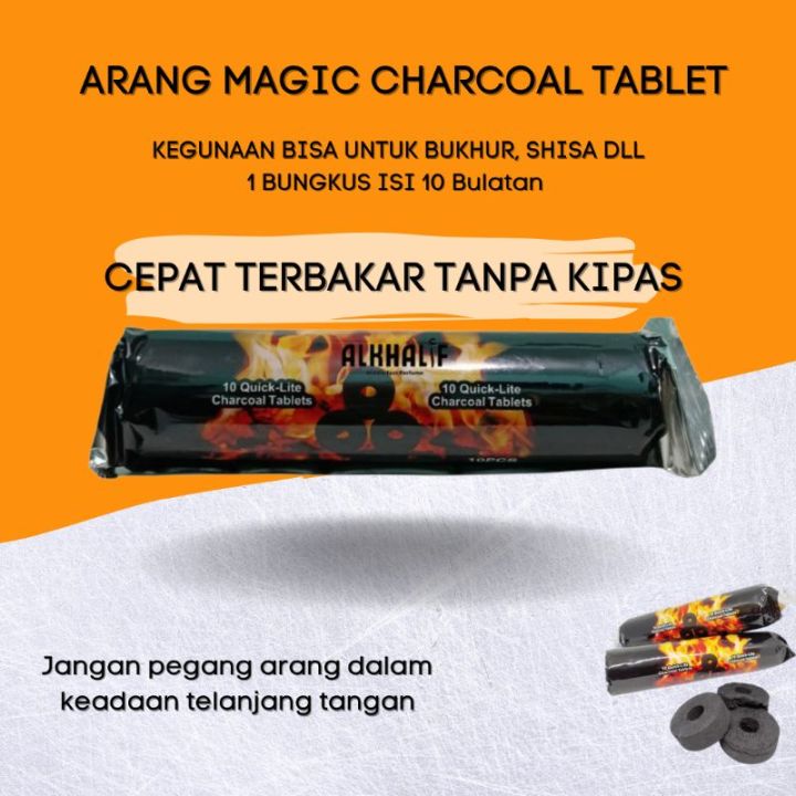 Arang Magic Pembakar Bukhur Pengharum Ruangan | Lazada Indonesia