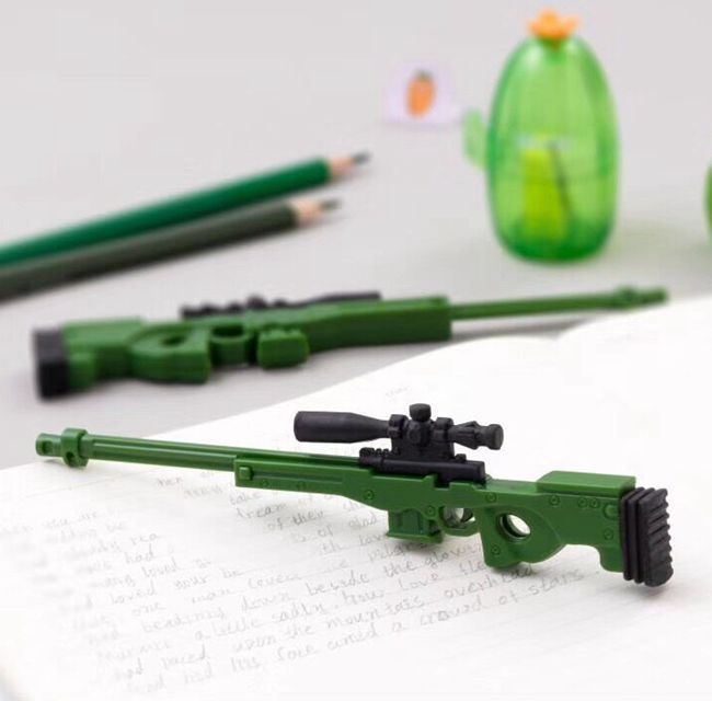 Rubber story assembling famous gun sniper assault rifle 98K pistol Jedi ...