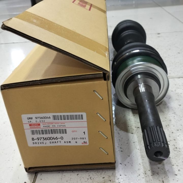 CV JOINT AS RODA DEPAN DRIVESHAFT ASM ISUZU DMAX 4JJ1 OEM 8-97360046-0 ...