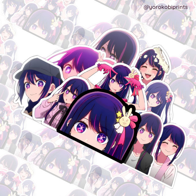 Ai Hoshino - Oshi no Ko (My Star) - Peeker - Waterproof Laminated Vinyl ...