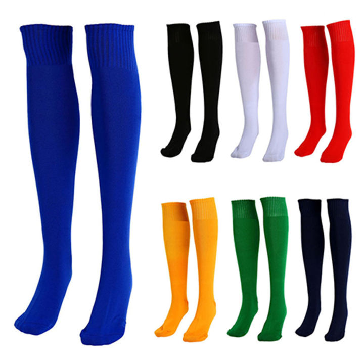 Benferry Unisex Football Plain Long Sock Sport Knee High Large Hockey ...