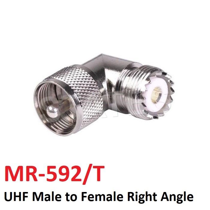 UHF Male to Female Right Angle Connector - MR-592/T | Lazada
