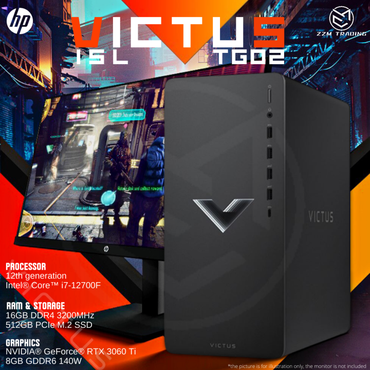 HP Victus 15L TG02-086ACN CPU 12th Generation Intel Edition 16GB RAM ...