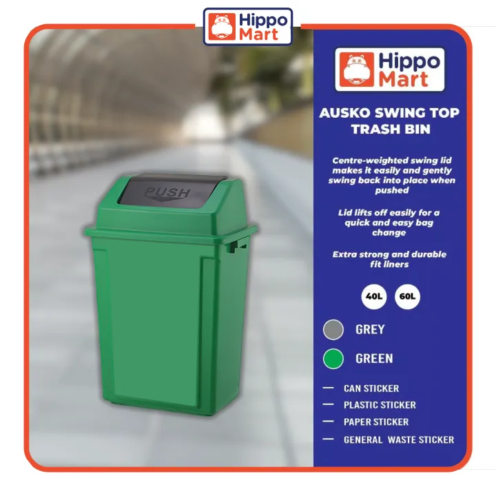 Swing Top Dustbin | Trash Bin | Waste Bin | Garbage Bin | Waste Bin ...
