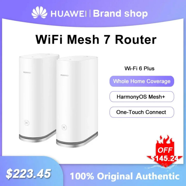 HUAWEI WiFi Mesh 7 Router AX6600 Whole Home Coverage Wireless Signal ...