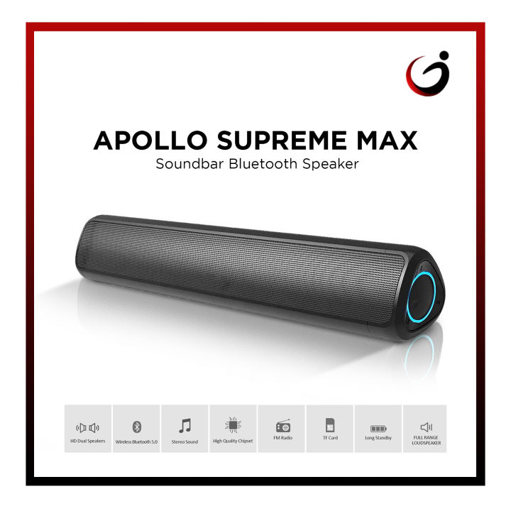 Apollo Supreme Max Wireless Bluetooth Speaker Home Desktop Multimedia ...